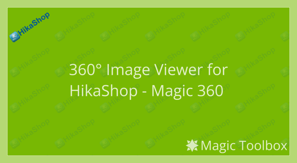360 degree image viewer for HikaShop