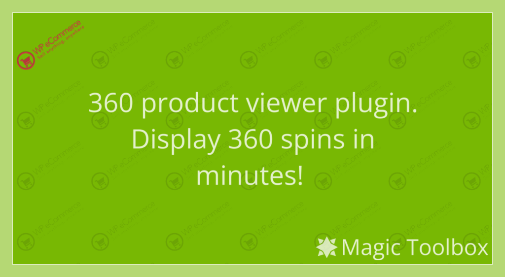 360 degree image viewer for WP eCommerce
