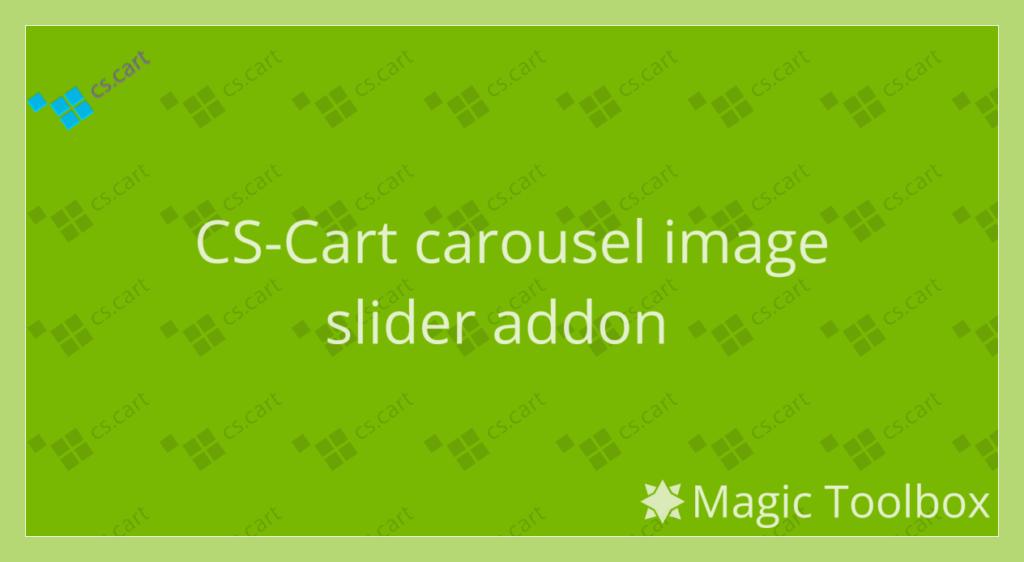 CS-Cart carousel image slider addon
