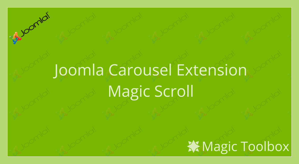 Joomla carousel extension