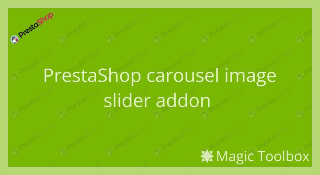 PrestaShop carousel image slider module