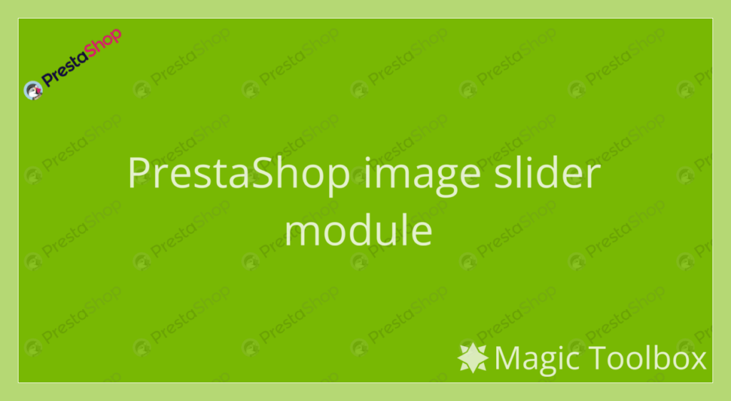 PrestaShop image slider slideshow module