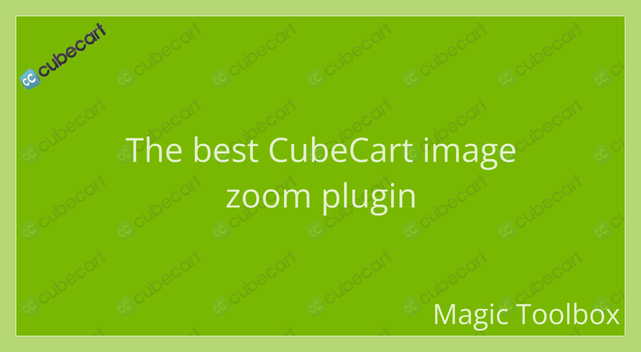 The best CubeCart image zoom plugin