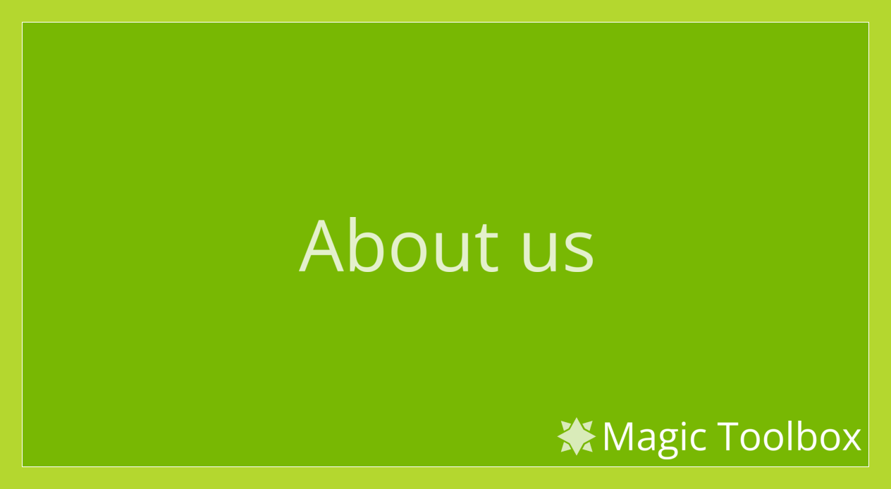 About Us - Magic Toolbox