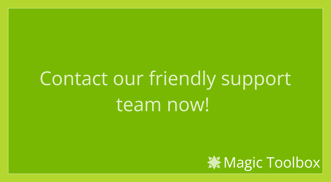 Contact Us - Magic Toolbox