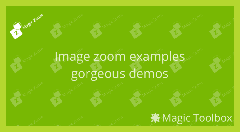 Image zoom examples